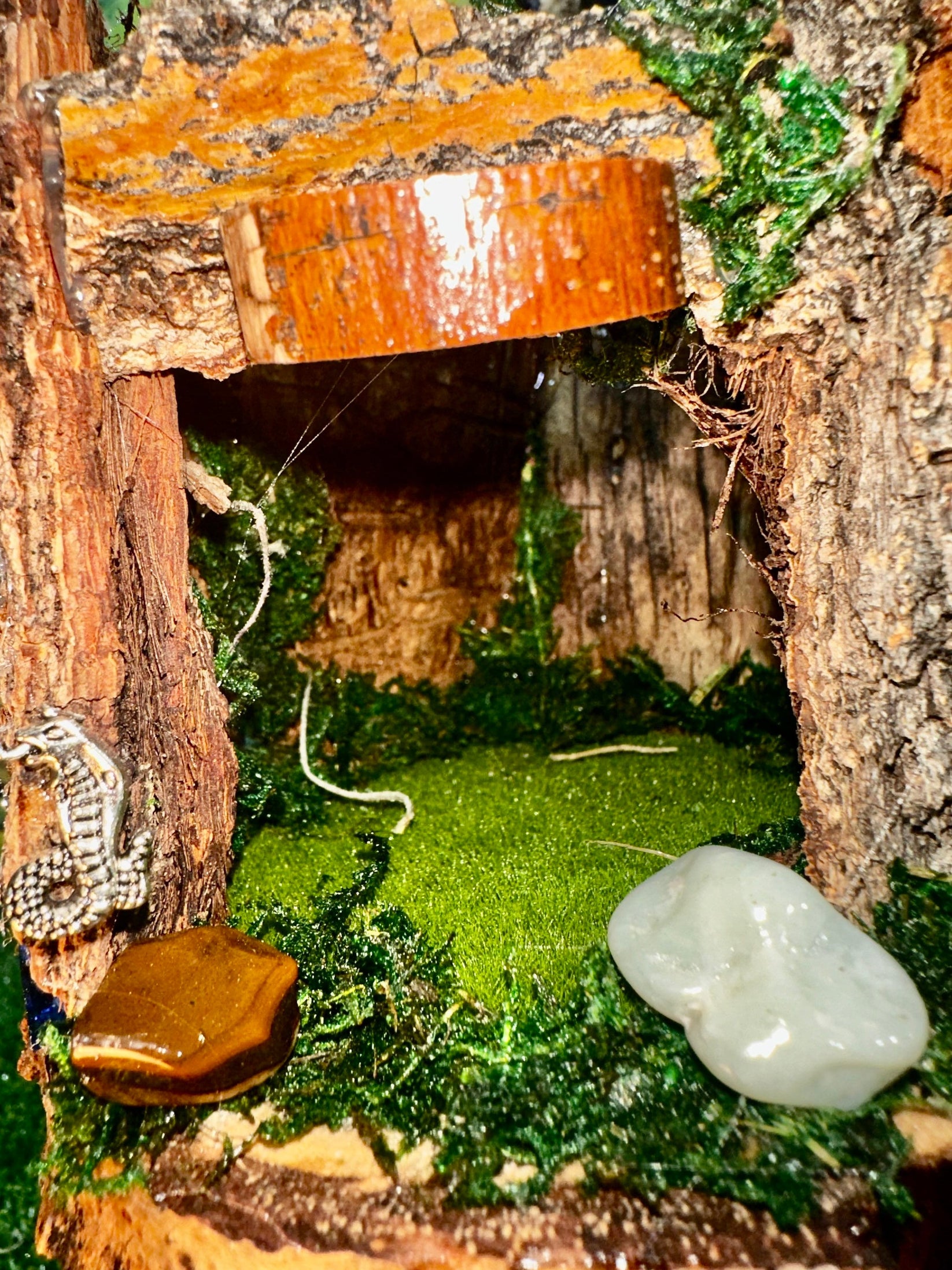 Handmade Fairy House Woodland Tinker Bell Gnome Fairy Garden Fairytale ...